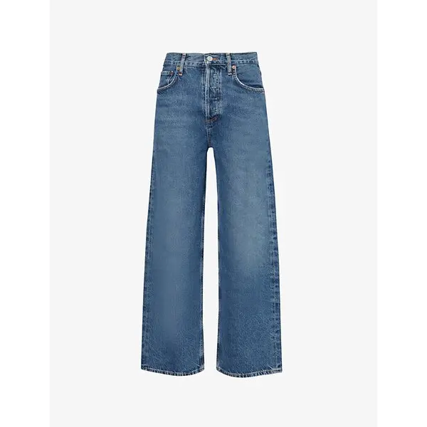 AGOLDE Ren High-rise Wide-leg Jeans - Control