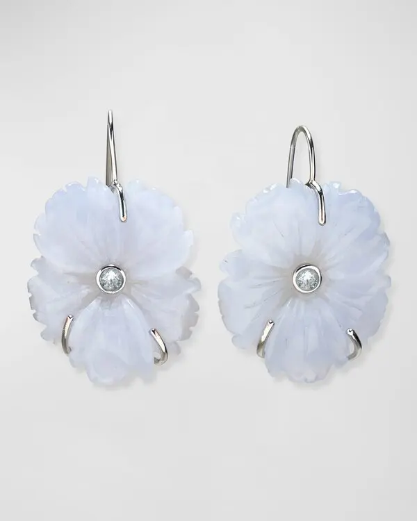 LIZZIE FORTUNATO New Bloom Earrings - Blue