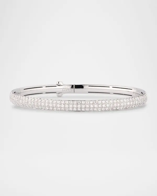 LEO PIZZO 18k White Gold Diamond Bangle