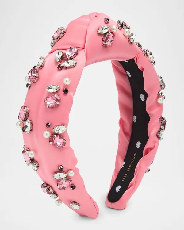 Lele Sadoughi Knotted Crystal Headband