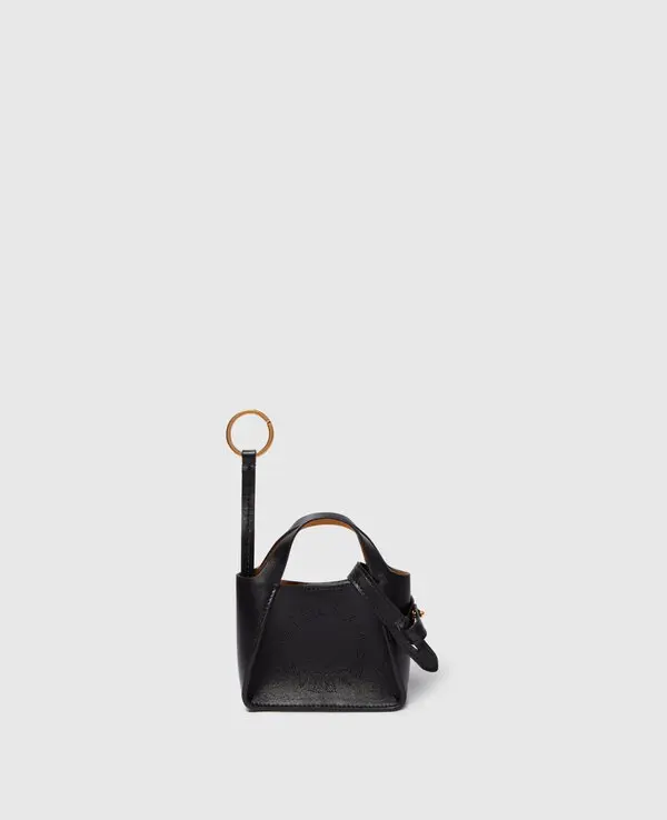 Stella McCartney Logo Tote Airpods Case Keychain