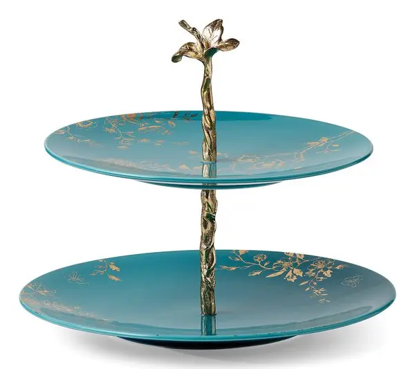 LENOX Sprig & Vine 2-tiered Server - One-color
