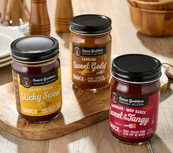 SAUCE GODDESS 14oz Sauce Bottle Assortment