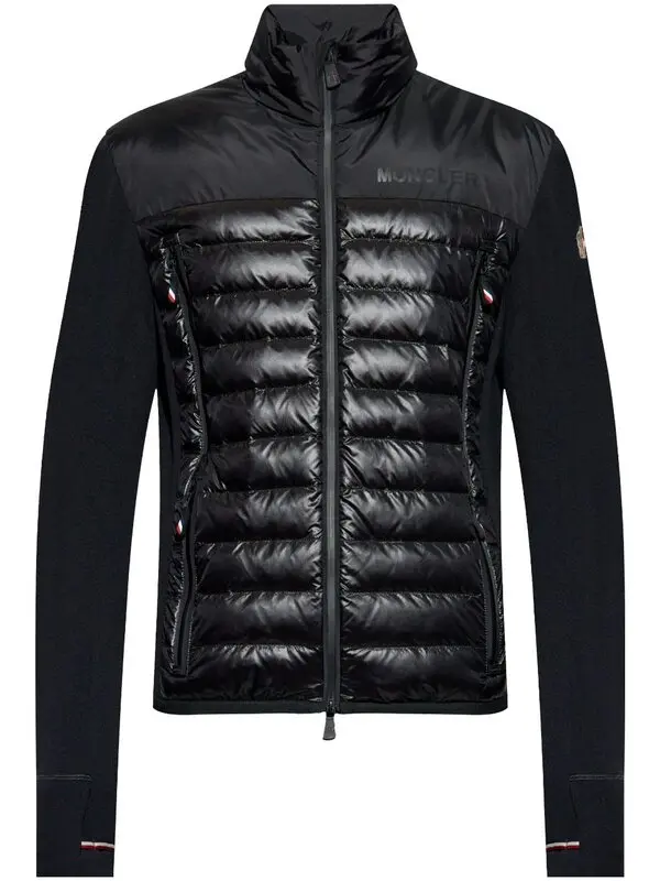 Moncler Padded Polartec® Zip-up Jacket - Black