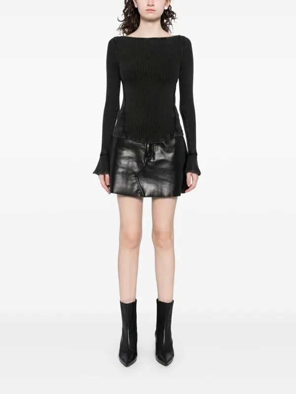 Free People Raw-edge Top