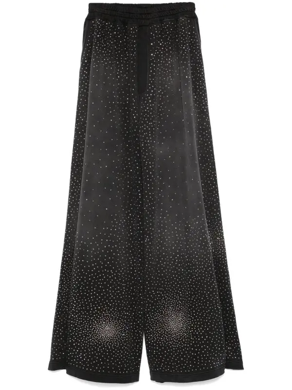 Giuseppe Di Morabito Rhinestone-embellished Palazzo Pants