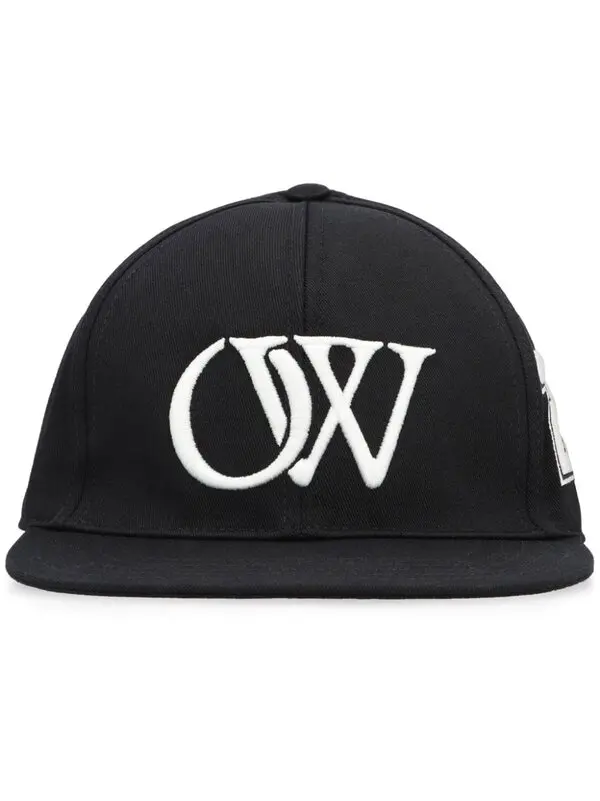 Off-White Embroidered Logo Cap In Black - 18% Off | Editorialist display picture 1