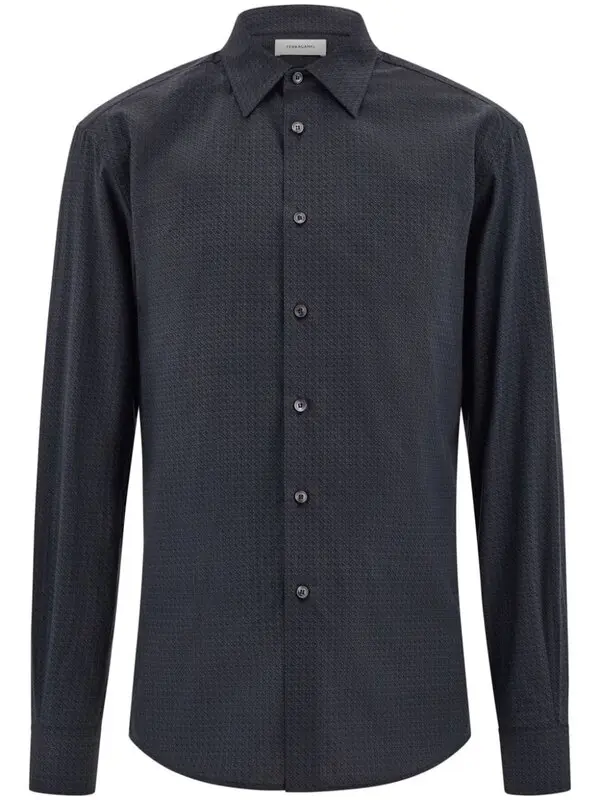 FERRAGAMO Textured-finish Shirt