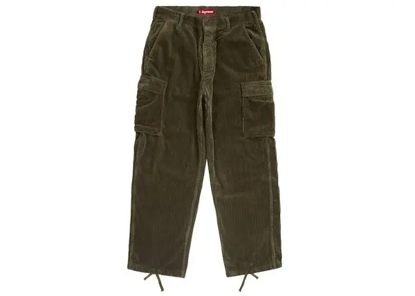 Supreme Wide Wale Corduroy Cargo Pant - Olive