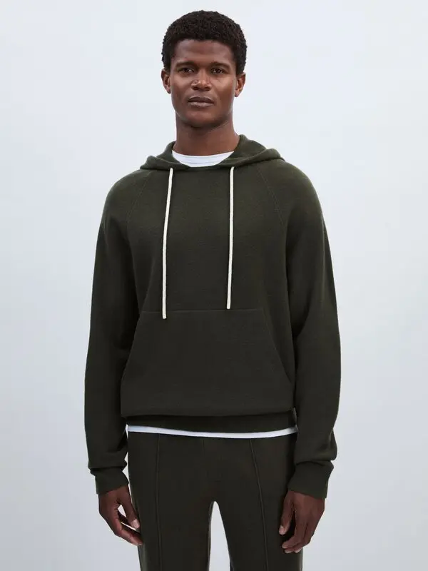 Paige Donaldson Knitted Hoodie - Khaki