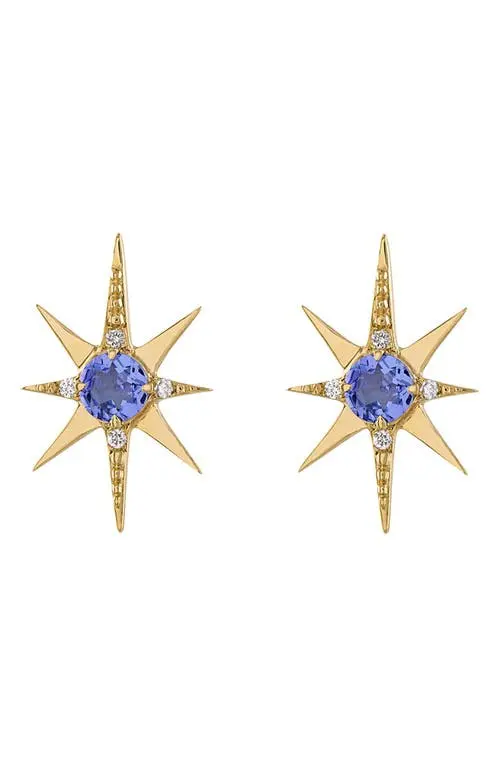 EDEN PRESLEY Diamond And Starburst Stud Earrings