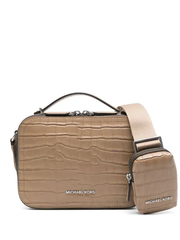 Michael Kors Hudson Messenger Bag - Brown