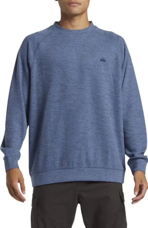 Quiksilver Raglan Sleeve Sweatshirt - Nebulas Blue Heather
