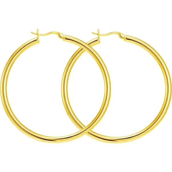 DONATELLO GIAN Name' Hoop Earrings