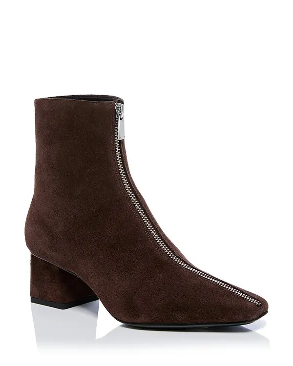 Simkhai Ryder Suede Ankle Boots - Cacao