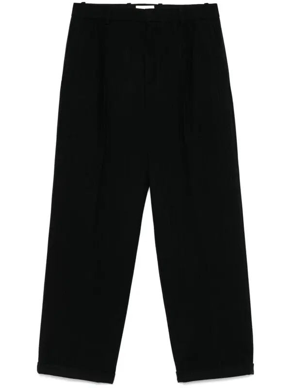 Saint Laurent Striped Flannel Trousers