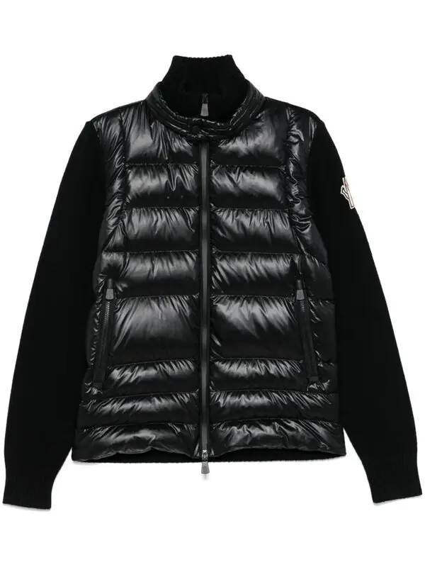 Moncler Panelled Jacket - Black