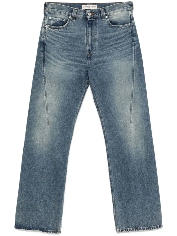 Y/project Dart-detail Straight Leg Jeans