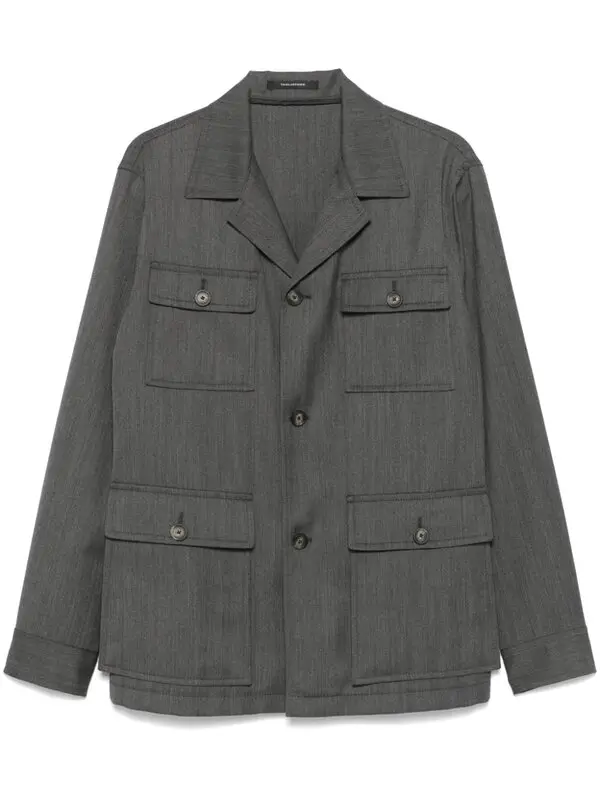 Tagliatore Tempest Shirt Jacket - Grey