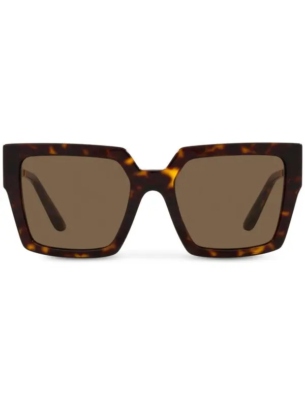 Dolce & Gabbana Tortoiseshell Square-frame Sunglasses