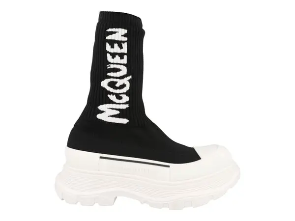 Alexander McQueen Tread Slick Ribbed Boots
