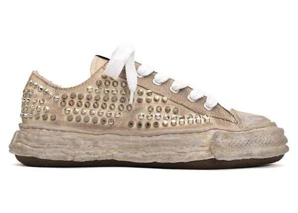 Mihara Yasuhiro Peterson Studded Sneakers - White