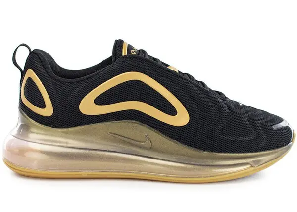 Nike Air Max 720in Sneakers - Black/metallic Gold