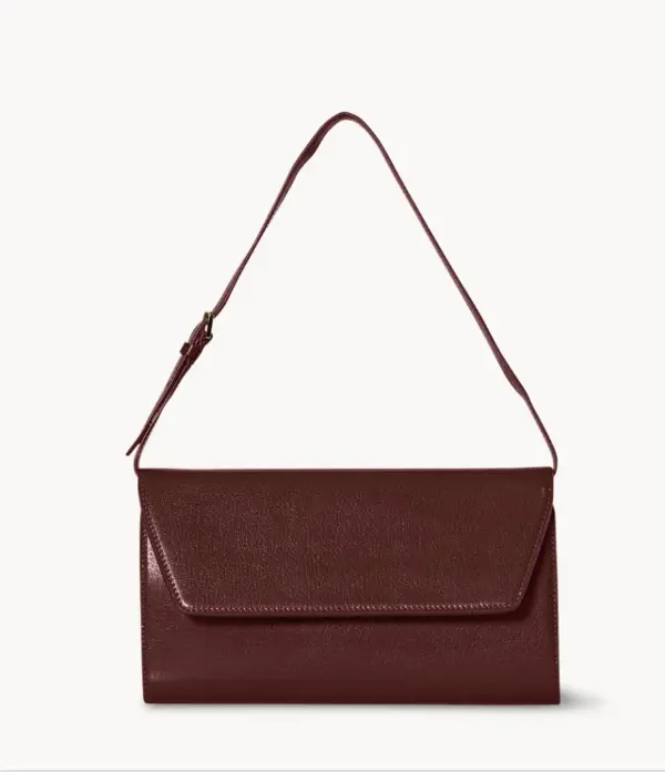 THE ROW Evening Clutch In Leather