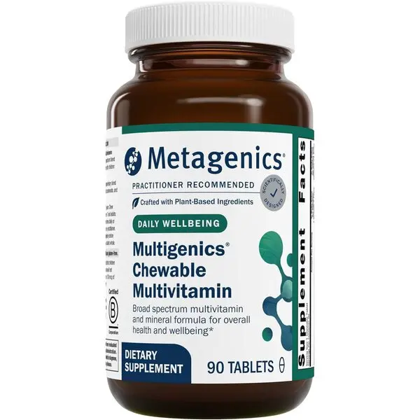 METAGENICS Multigenics Chewable Outrageous Orange Flavor 90 Chewable Tablets