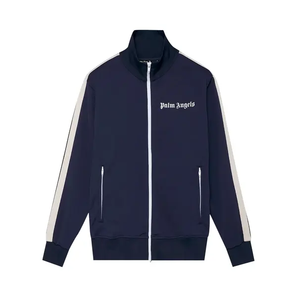 Palm Angels Classic Track Jacket 'navy/white - Blue