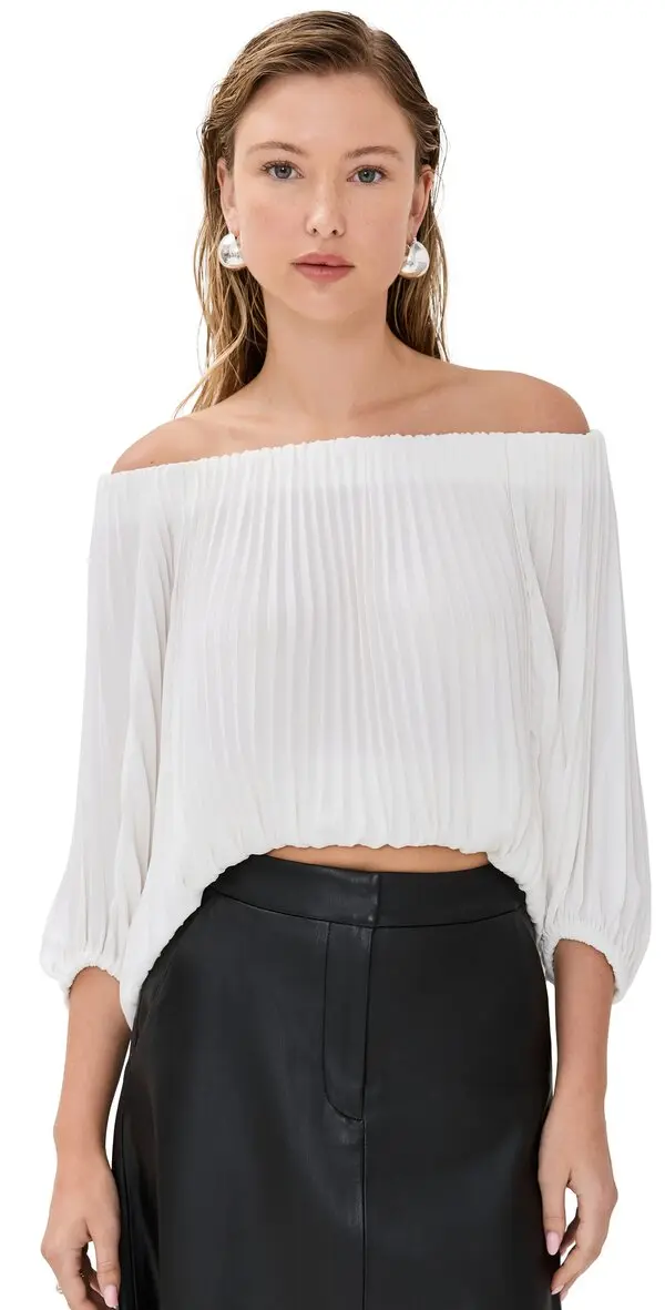 A.L.C. Sienna Top - Whisper White
