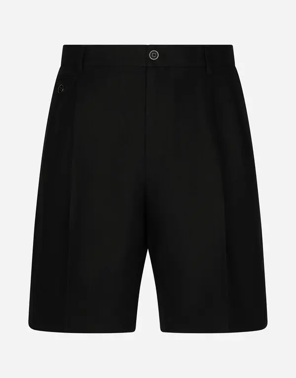 Dolce & Gabbana Linen Shorts - Black