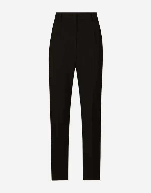 Dolce & Gabbana High-waisted Stretch Wool Pants