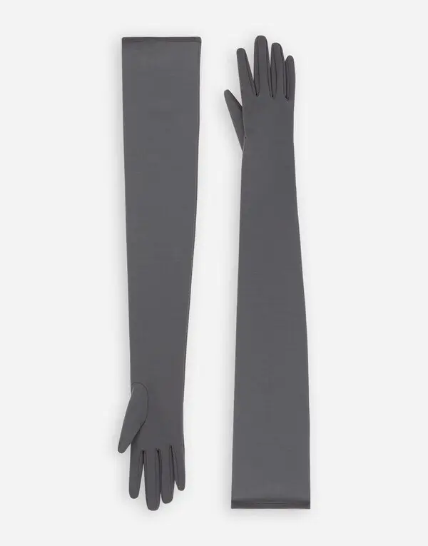 Dolce & Gabbana Long Milano Rib Gloves - Multicolor