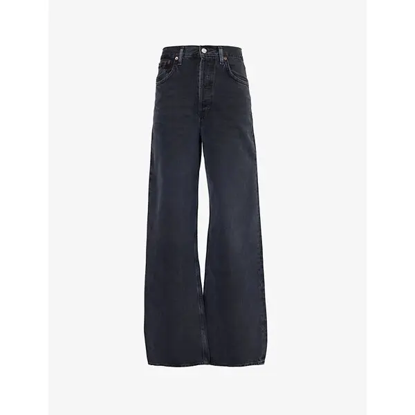 AGOLDE Dame Wide-leg Denim Jeans