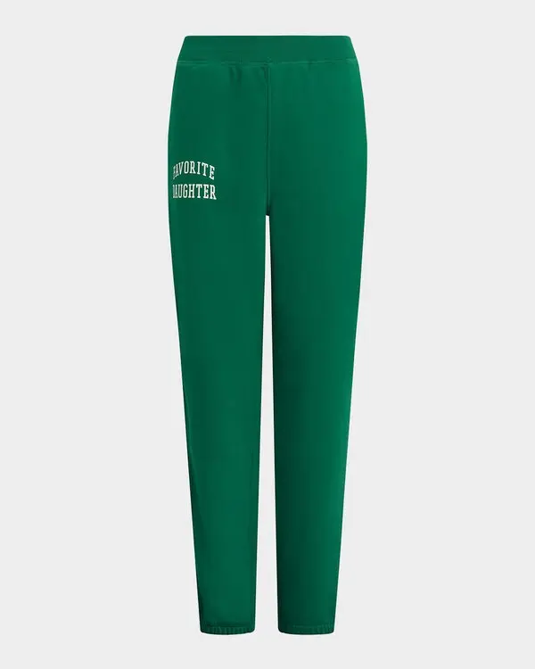 FAVORITE DAUGHTER The Collegiate Joggers - Emerald