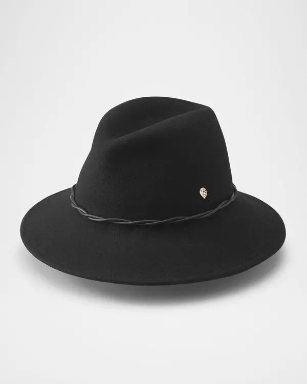Helen Kaminski Eleonore Fedora Hat - Black