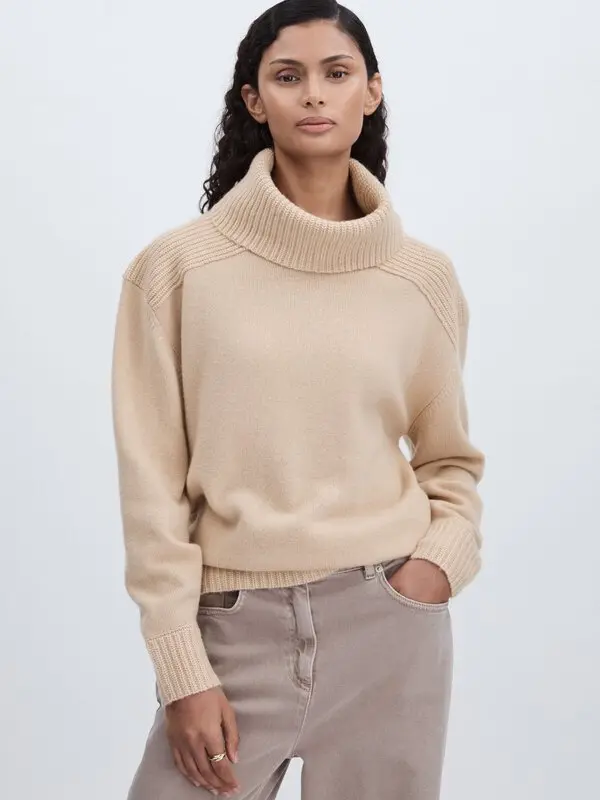 MADELEINE THOMPSON Wool-cashmere Hudson Jumper