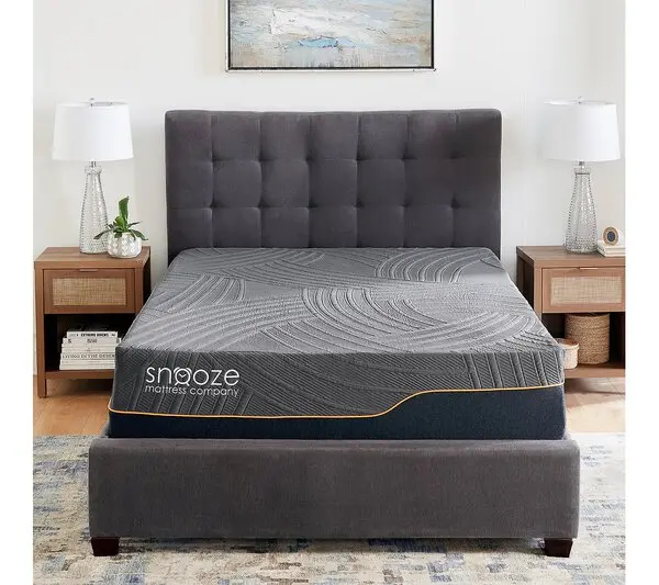 SNOOZE MATTRESS CO. Snooze 13-inch Firm Hybrid Support Mattress-in- A-box, King