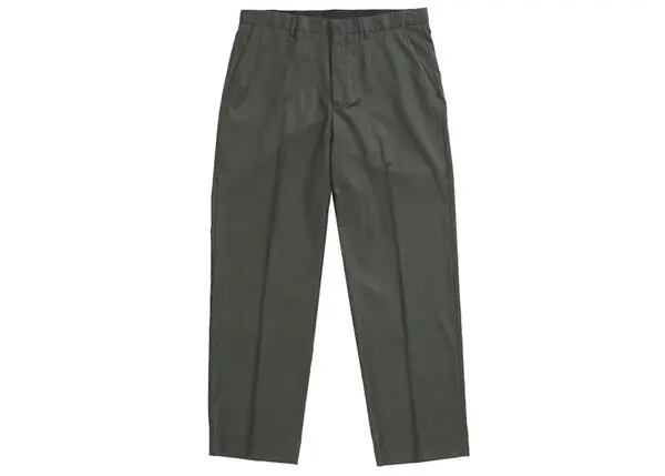 Supreme Striped Wool Trousers - Green Stripe