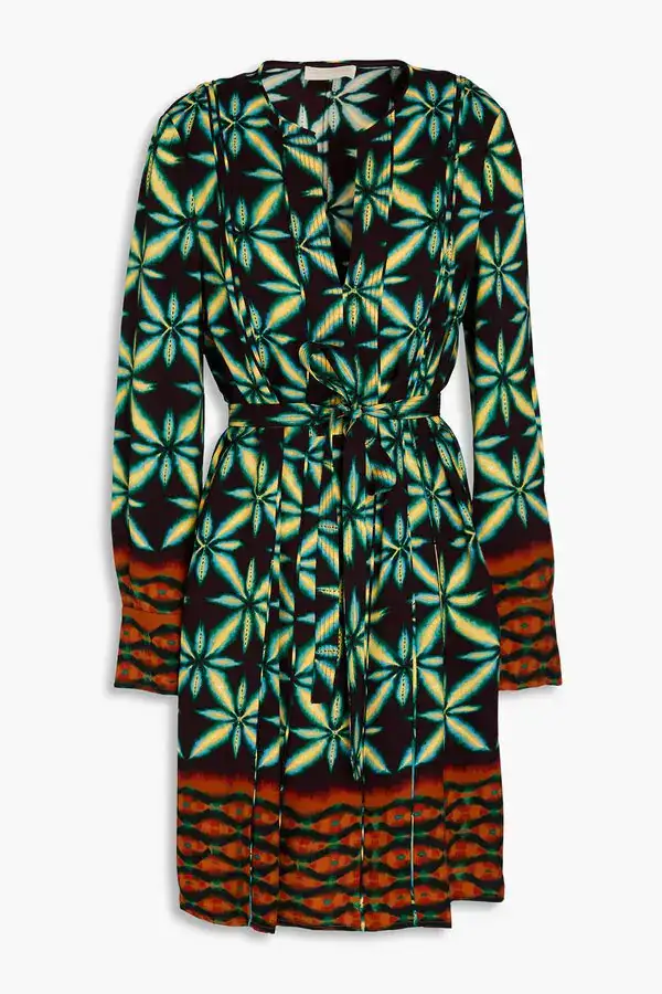 Buy Ulla Johnson Daisy Printed Crepe Mini Dress - Green At 70% Off |  Editorialist