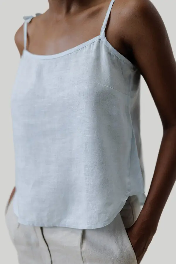 REISTOR Tie-up Camisole - Blue