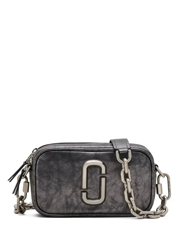 Marc Jacobs Metallic Big Shot Crossbody Bag - Black