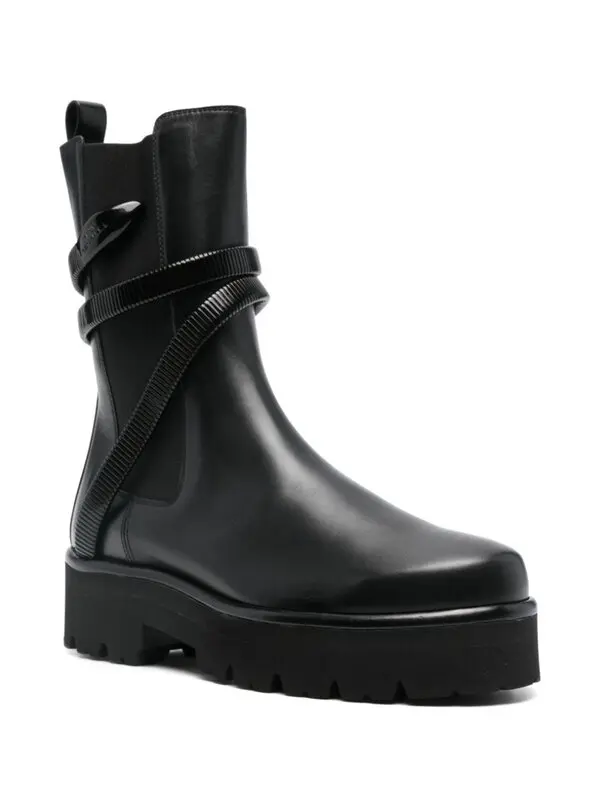 Rene Caovilla 45mm Juniper Boots - Black