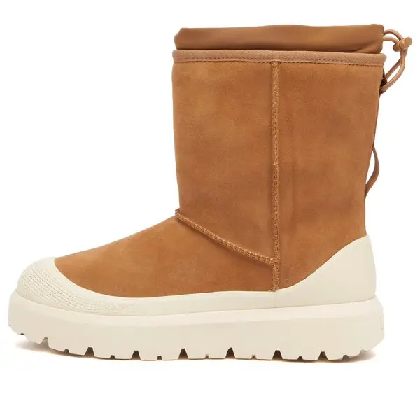 UGG Classic Short Weather Hybrid Slipper Boots - Chestnut/whitecap