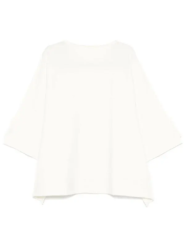 Issey Miyake Square Rib Ap Sweater - White