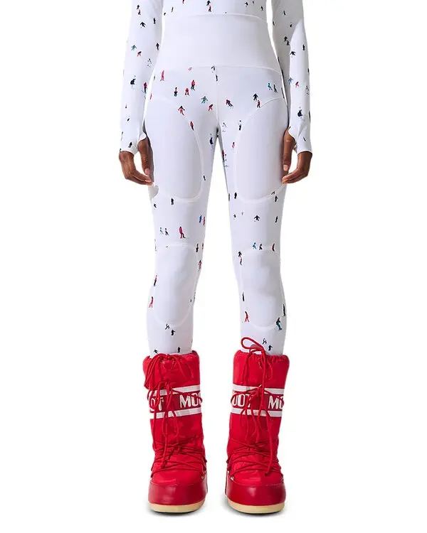 Perfect Moment Active Leggings - Dede Ski Print