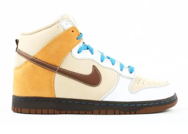Nike Dunk High Premium Sneakers - Vegas Gold/bison/white