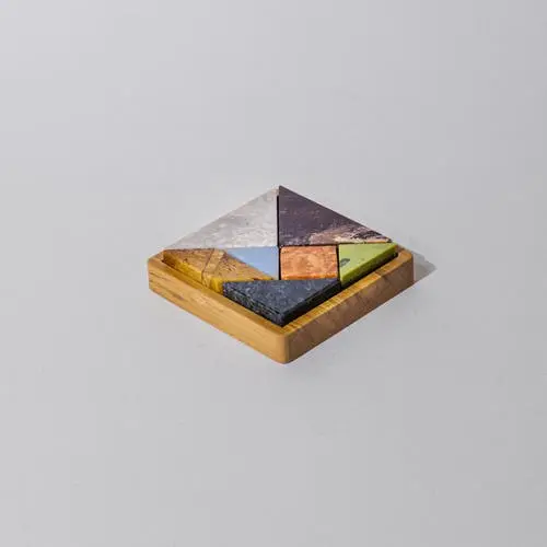 DAR PROYECTOS Tangram 3d Gemstone Puzzle