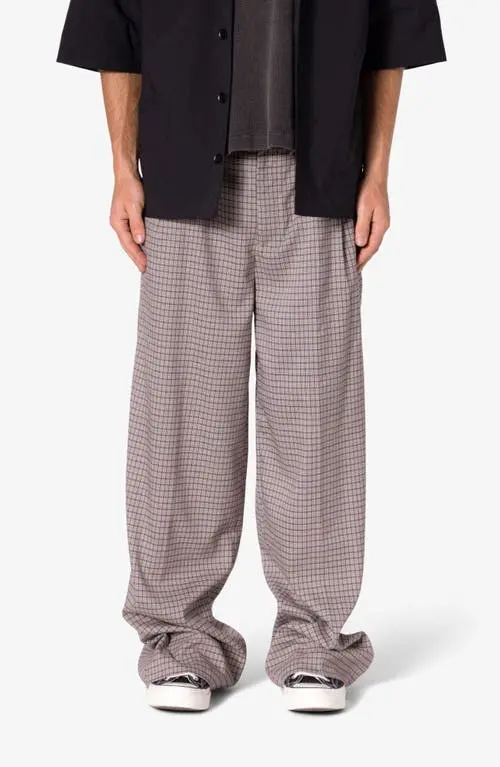 Mnml Pleated Wide Leg Cotton Trousers - Taupe